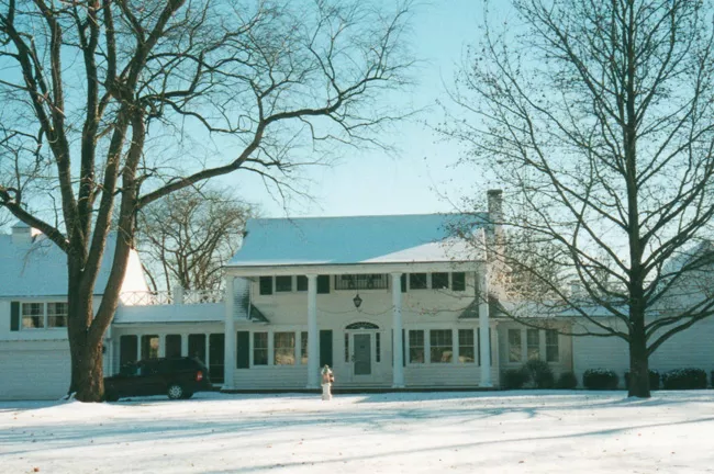 Festive historic homes